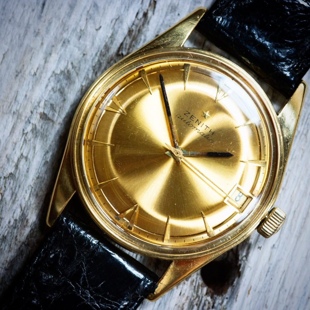 Zenith automatic 18ct gold | Marcels Watch