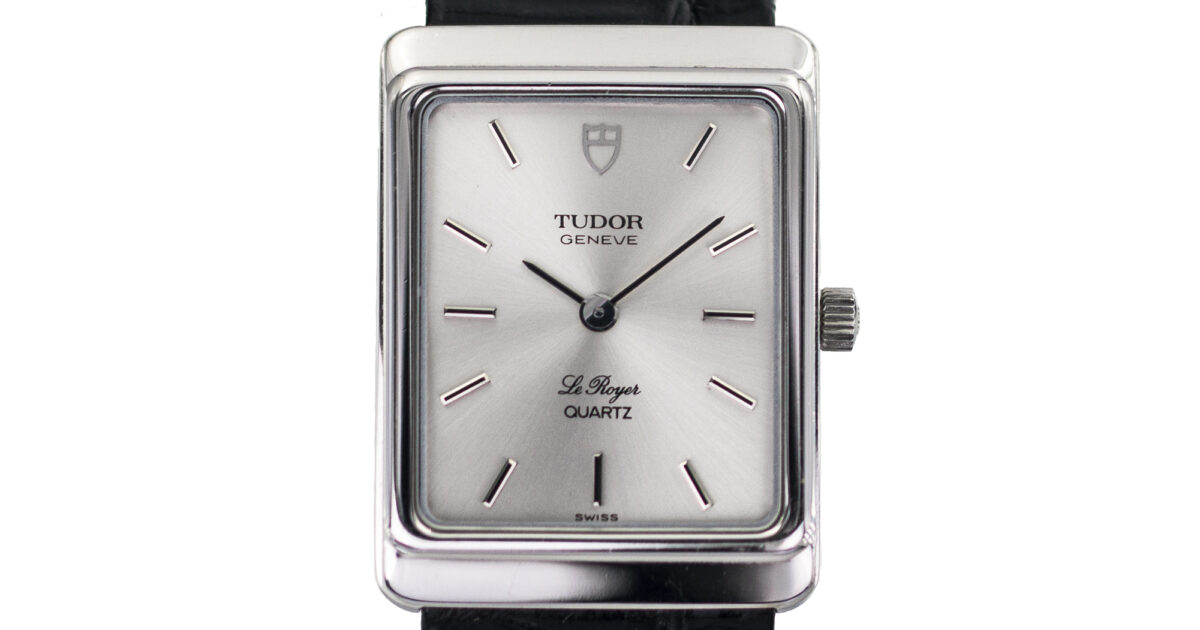 Vintage Tudor Le Royer QUARTZ “Tank”, 1982 | Marcels Watch