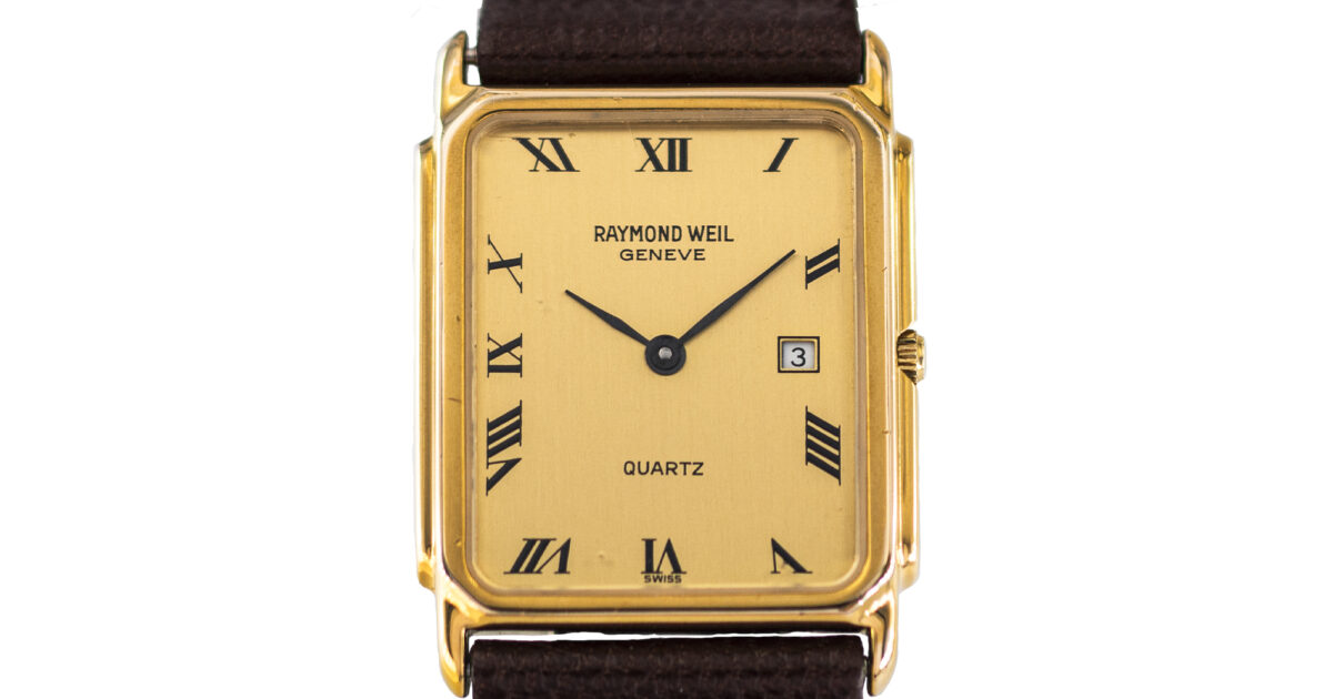 Vintage Raymond Weil 5600 Tank, 1980/90s | Marcels Watch