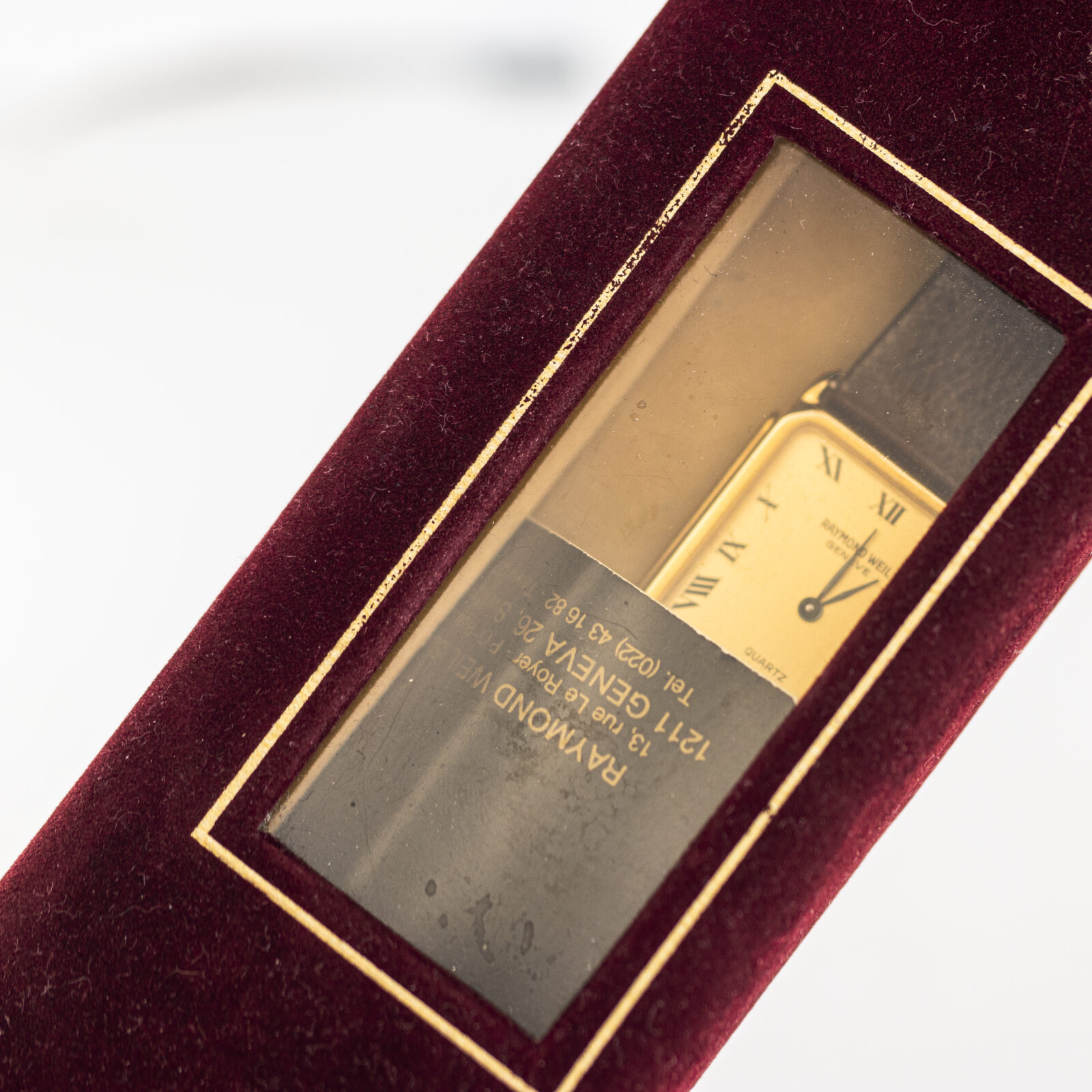 Vintage Raymond Weil 5600 Tank, 1980/90s | Marcels Watch