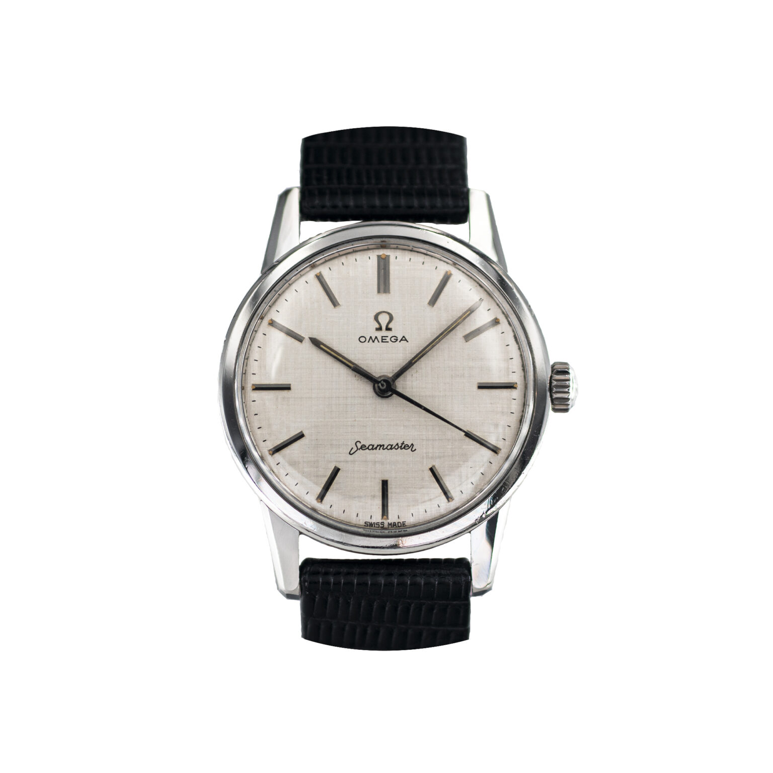 Vintage Omega 14390 Seamaster, 1963, linen dial | Marcels Watch