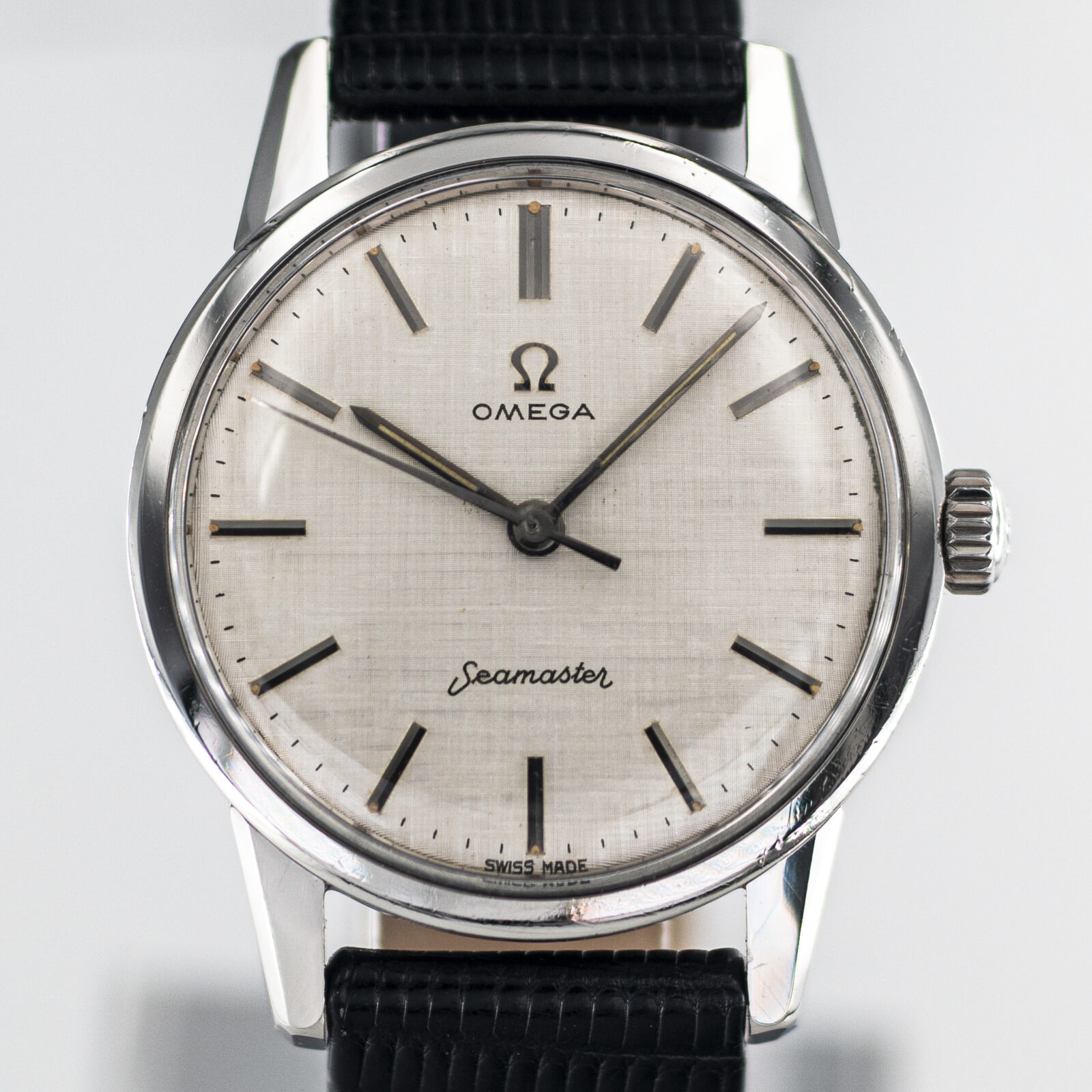 Vintage Omega 14390 Seamaster, 1963, linen dial | Marcels Watch