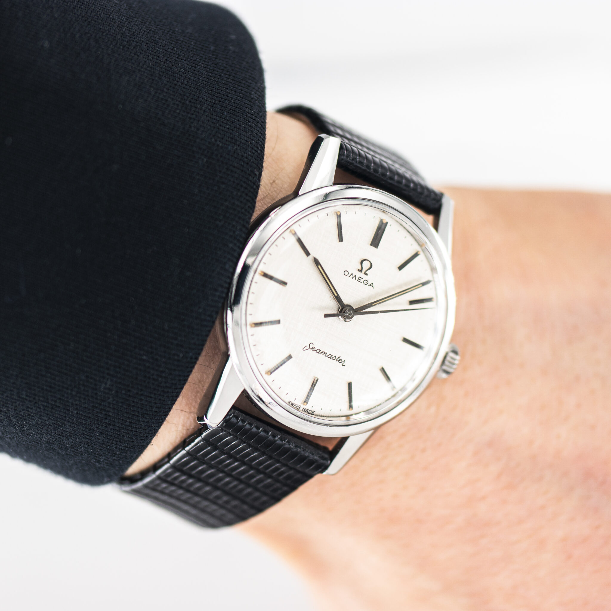 Vintage Omega 14390 Seamaster, 1963, linen dial | Marcels Watch