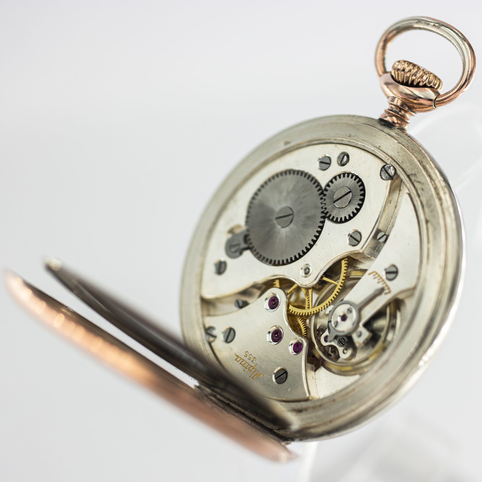 Antique Alpina silver pocket watch, 1930/40s | Marcels Watch