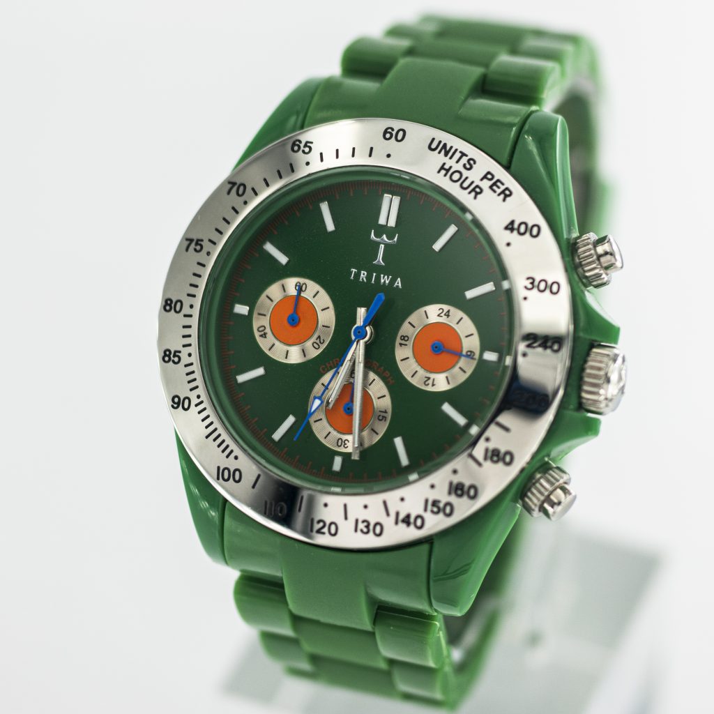 Pre-Owned Triwa Adding Colors Chronograph “Hulk”, ca 2015 | Marcels Watch