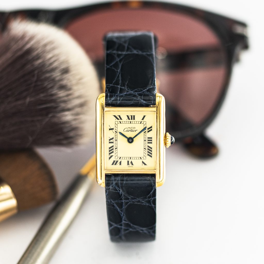 Vintage Cartier Must de Cartier Tank, cirka 1980 | Marcels Watch