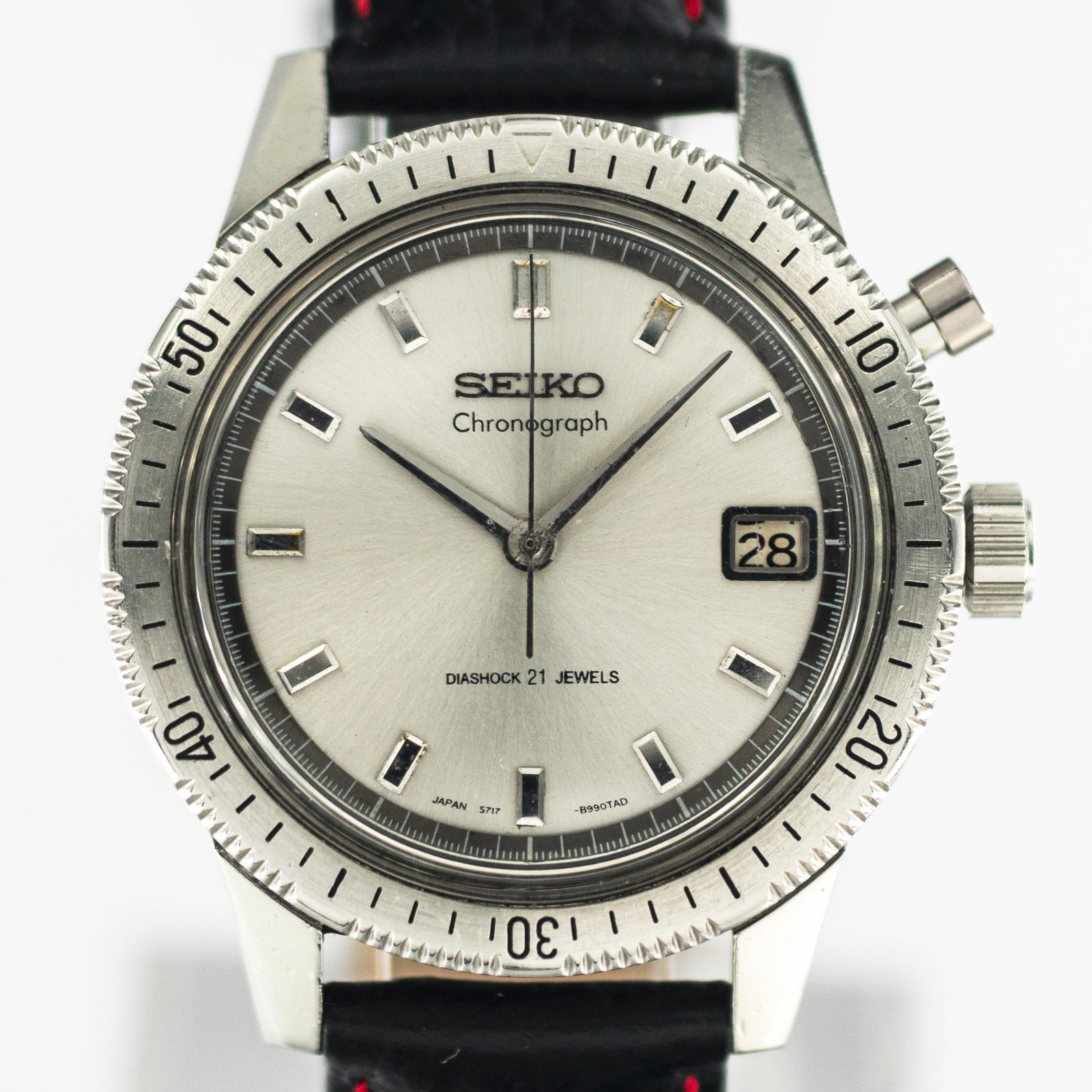 Vintage Seiko 5717-8990 Sea Horse “Monopusher” Chronograph, 1964 ...