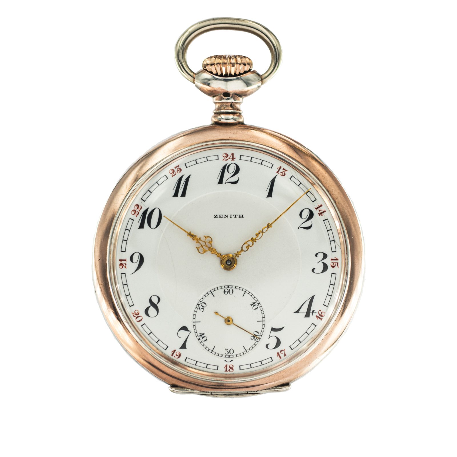 Antique Zenith Pocket Watch in Silver, 1927 | Marcels Watch