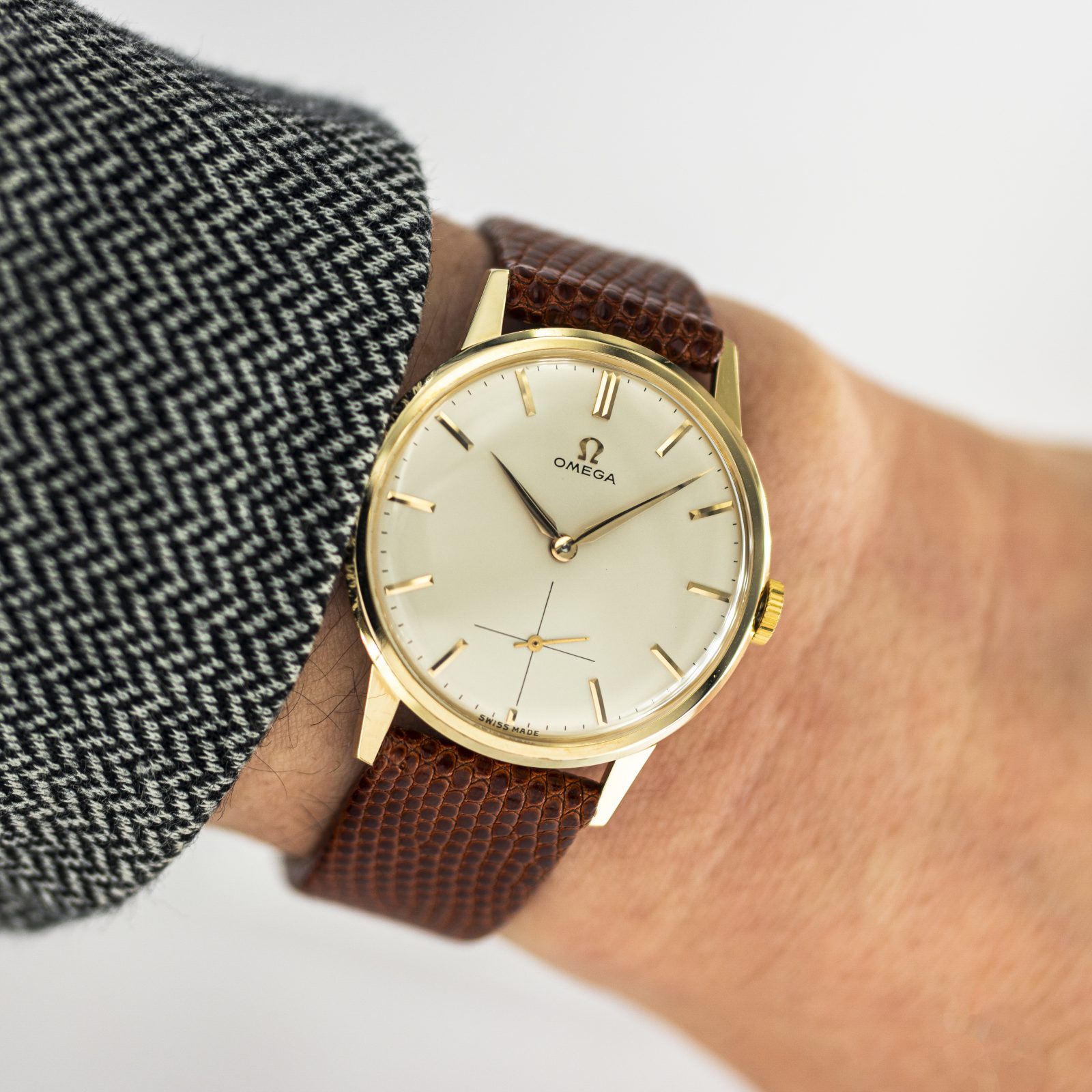 Vintage Omega 121.010, 14CT gold watch, 1962 | Marcels Watch