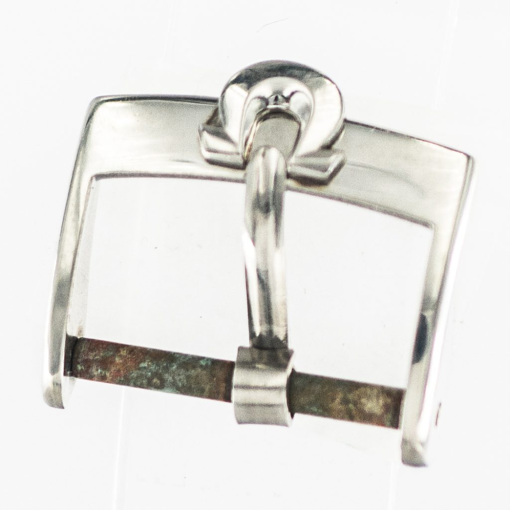 Vintage Omega stainless steel pinbuckle, 16 mm, 1960s | Marcels Watch