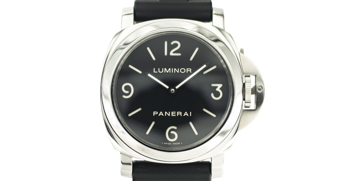 Pre-owned Panerai PAM 00112 (OP6727) Luminor Base, 2009 | Marcels Watch