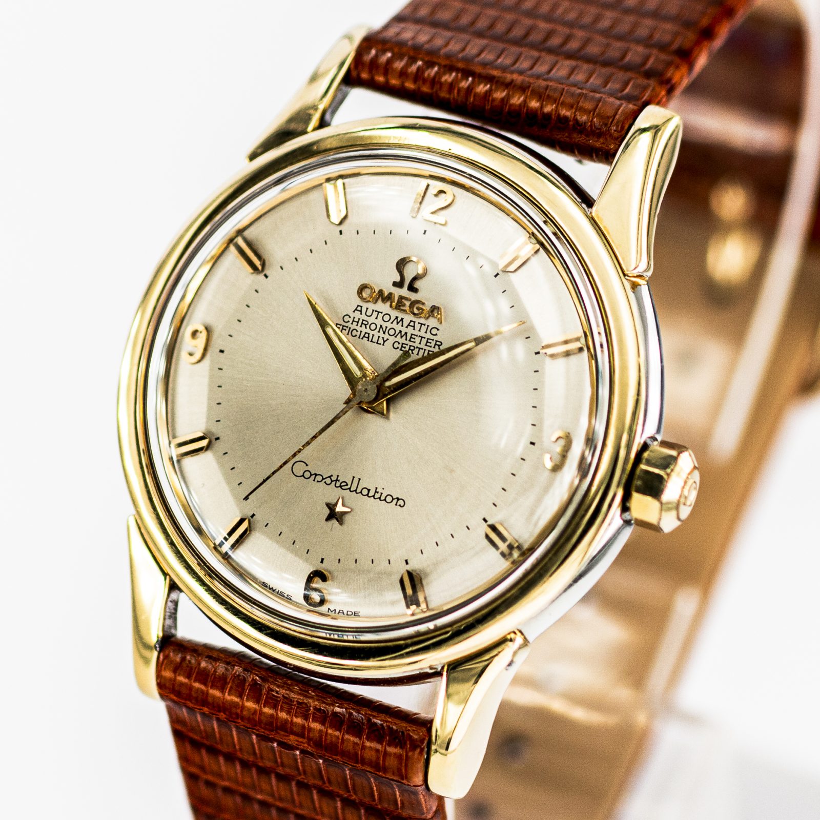 Vintage Omega 14381 Constellation Pie Pan (restored dial), 1963, 34 mm ...