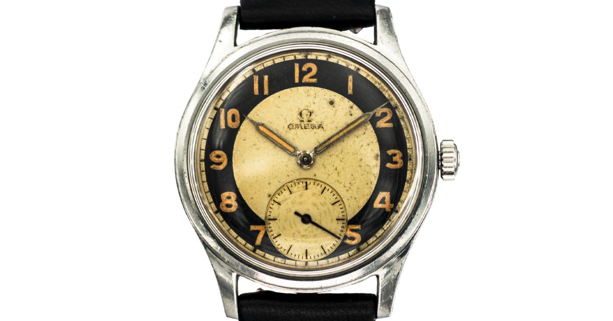 Vintage Omega 2400-4 Suveran, 1944, 35 mm | Marcels Watch