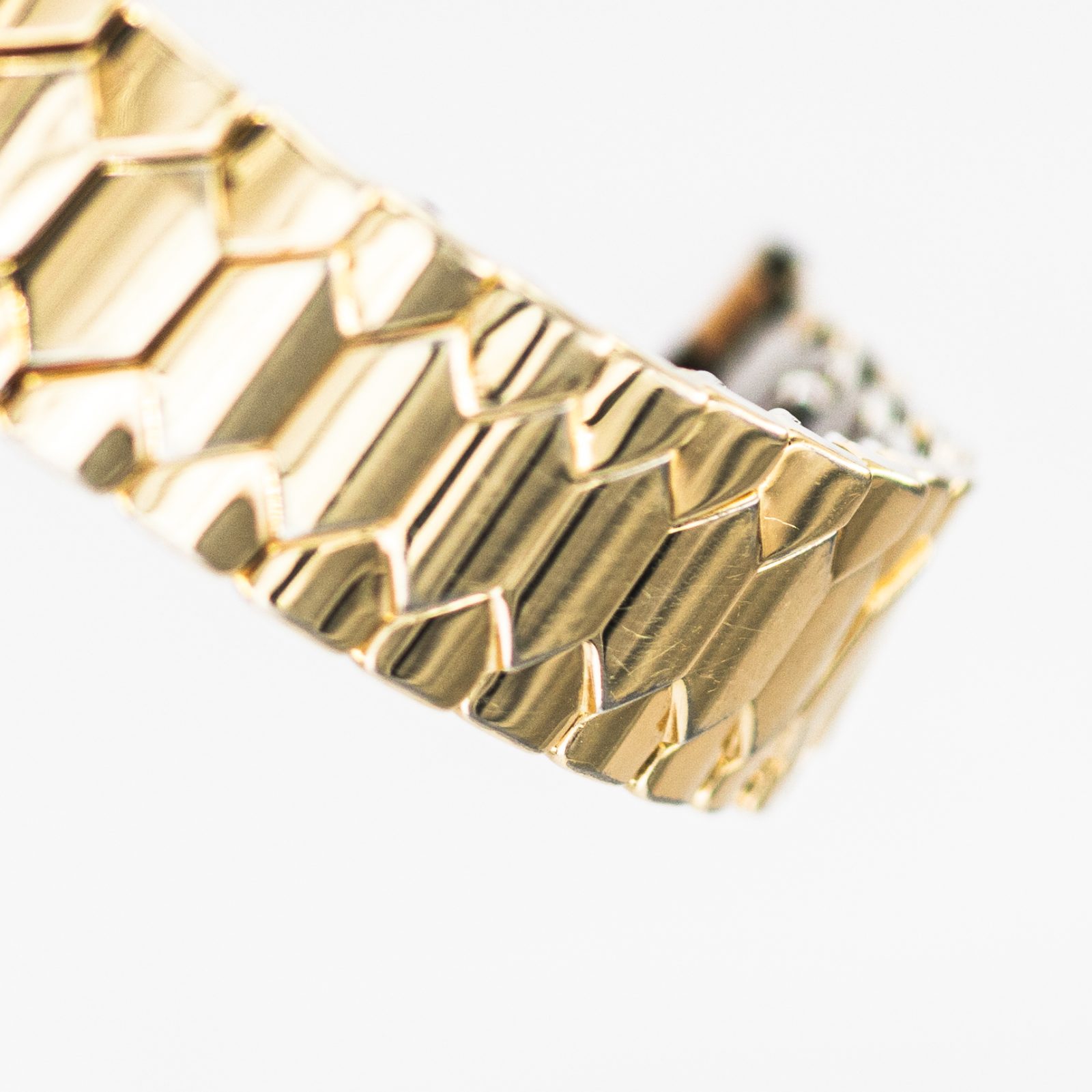 Vintage JB Champion, gold capped flexible bracelet, 17,75 to 16 mm ...